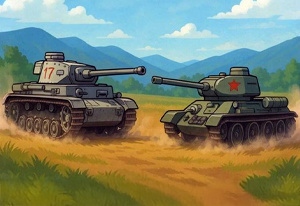 TANK 1944 gratis online game op Minispelletjes.com
