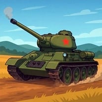 TANK 1944 gratis online game op Minispelletjes.com